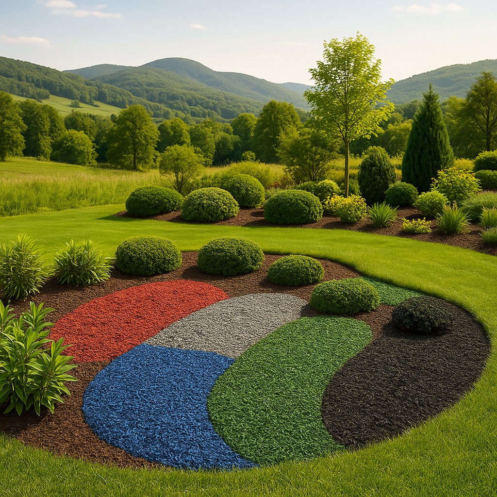 Colored Mulch – RubberKraft Mulch